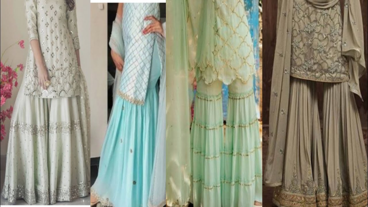 Latest Sharara/garara design... - YouTube