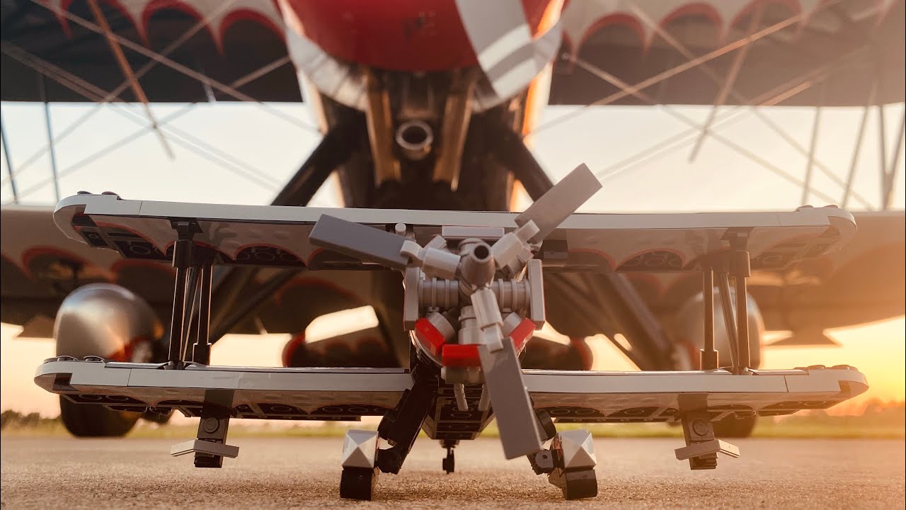Plane Bricks Dracula Biplane Review - YouTube