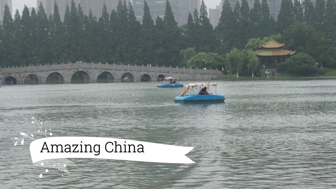 Park in China !! Beautiful Beach Park Hefei Anhui China - YouTube