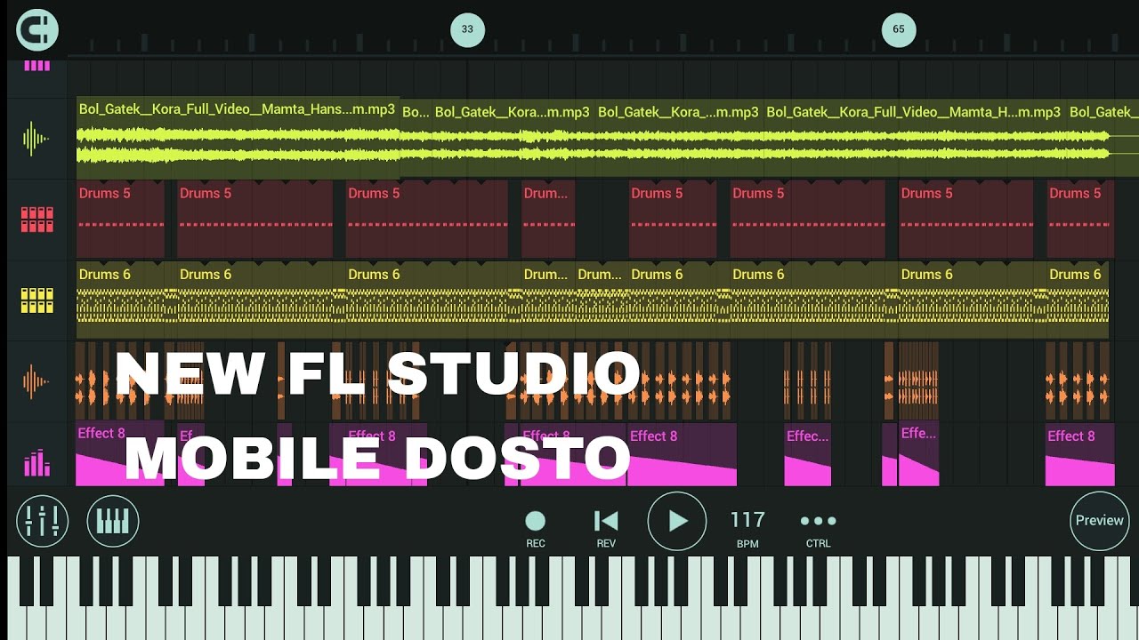 NEW FL STUDIO MOBILE DJ SUNIL BESRA MUSIC dj - YouTube