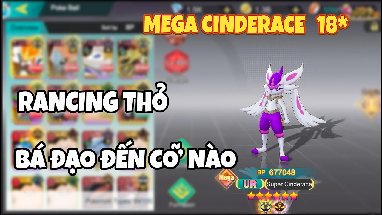 Bảo Bối Huyền Thoại: Mega Cinderace 18* Sức Mạnh Hỏa Thiêu - YouTube