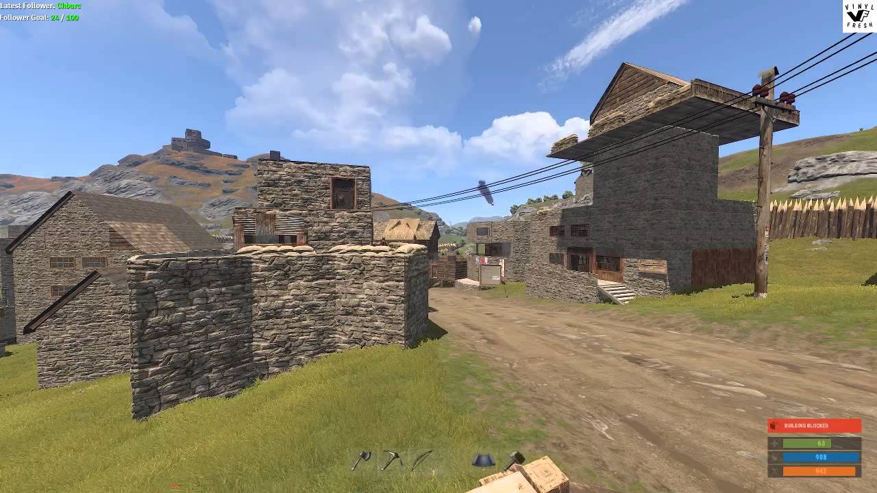 VinylFresh - RUST MOON RP - Chopper down! - YouTube