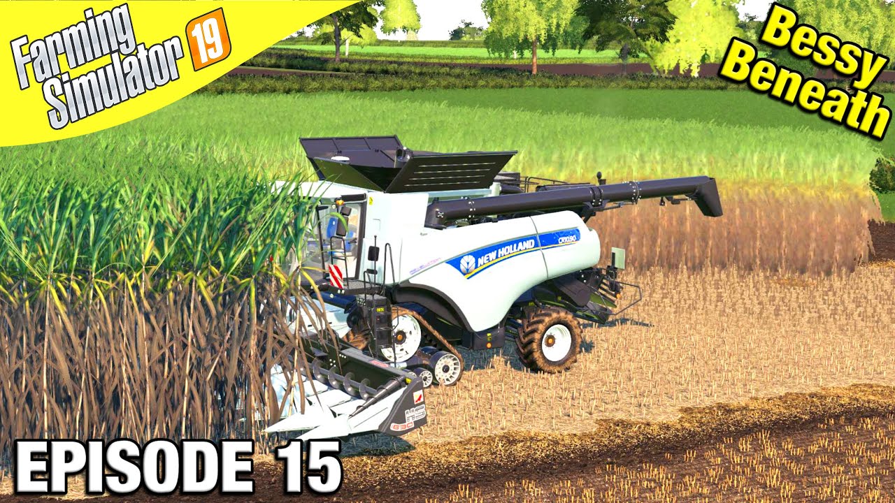 ULTIMATE SUGARCANE MACHINE Farming Simulator 19 - Bessy Beneath with ...