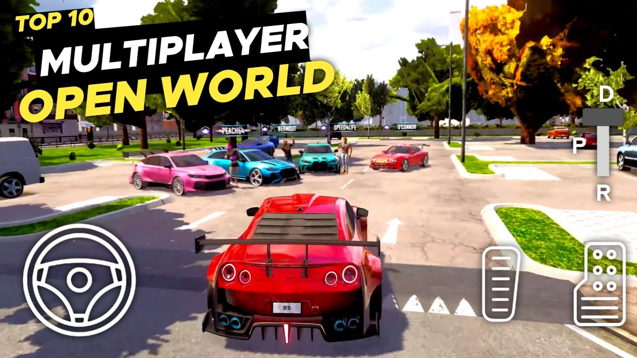 TOP 10 NEW Multiplayer Car Games for Android & iOS 2024! • Play With ...