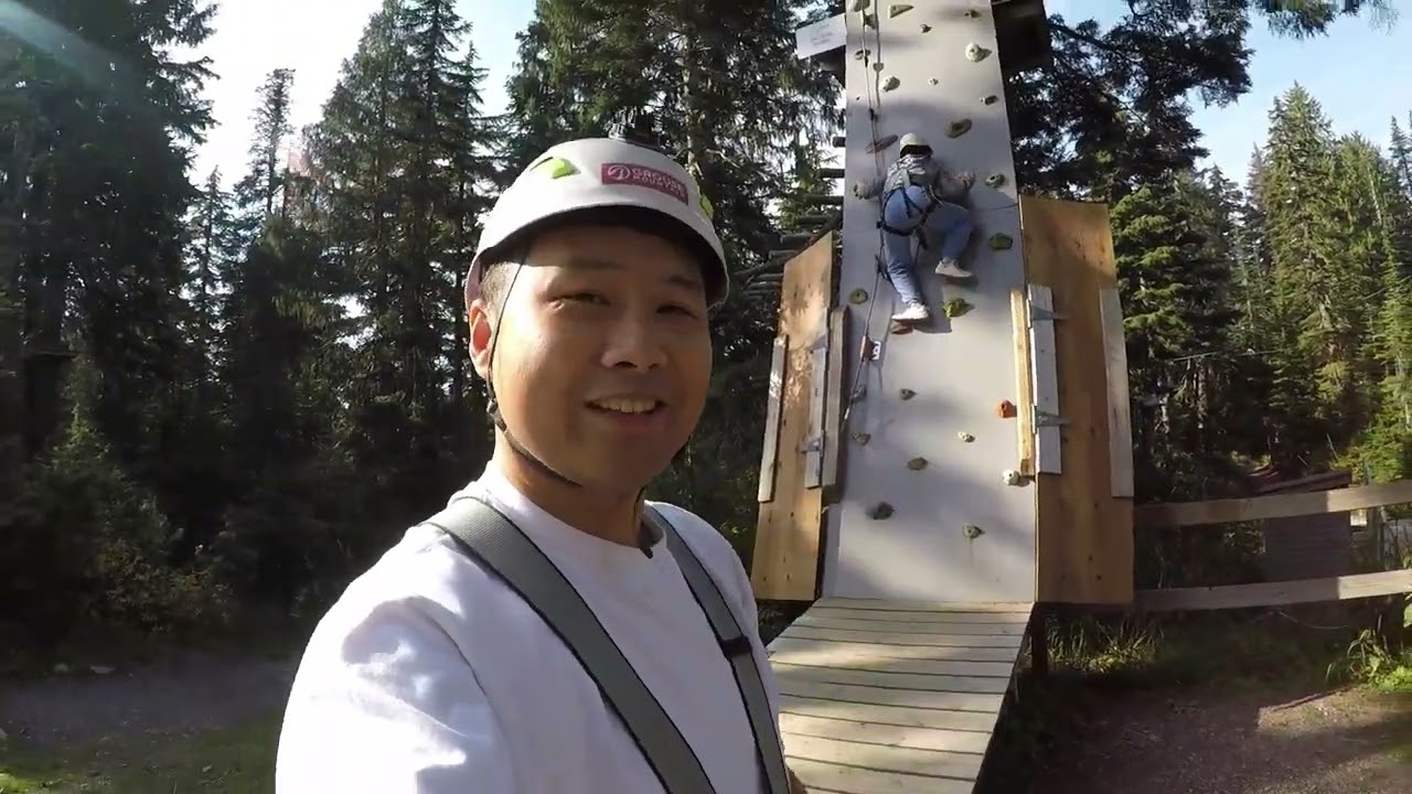 【松鸡山绳索冒险】Grouse Mountain Rope Adventure - YouTube