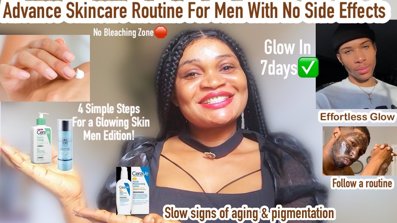 HOW TO GET A CLEAR GLOWING SKIN FOR GUYS ASAP / 4 SIMPLY STEPS TO ...