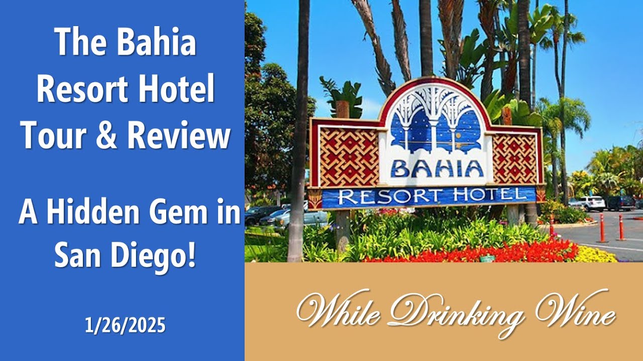 The Bahia Resort Hotel Tour & Review: A Hidden Gem in San Diego! - YouTube