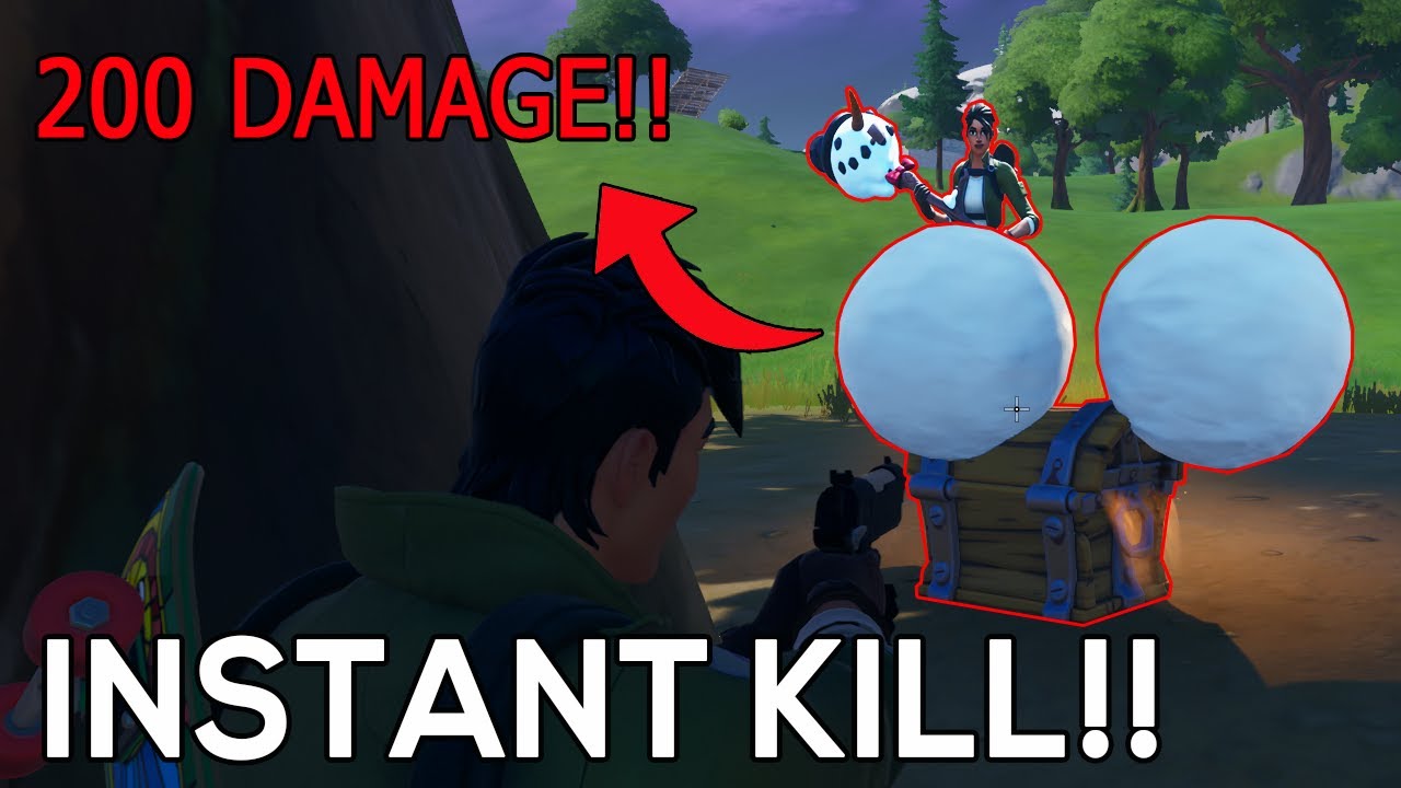 200 DAMAGE GLITCH?! | THIS IS BROKEN! - Fortnite Funny Moments - YouTube
