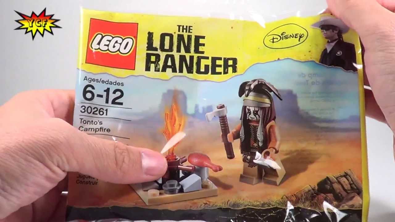 LEGO Lone Ranger Tonto's Campfire Time-Lapse & Review - LEGO 30261 ...