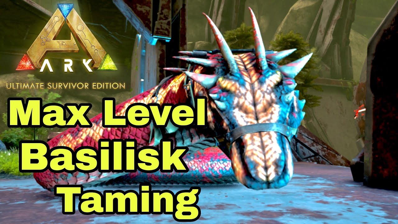 TAMING the Basilisk in Ark Mobile Edition NOW! #arkmobile - YouTube