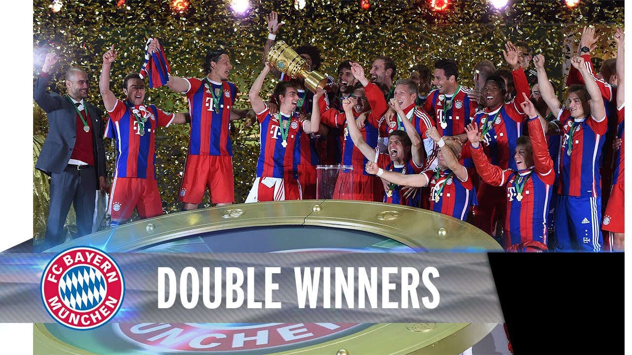 Bayern Munich win domestic double - YouTube
