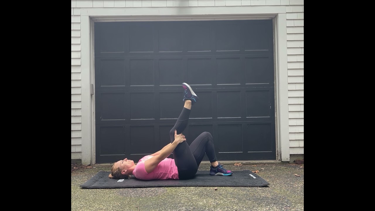 Supine Hamstring Kick Out - Posterior Chain Neural Tension Stretch ...
