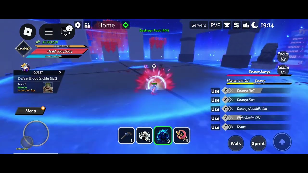 DEMON BLADE, DESTROY REWORK SHOWCASE - YouTube