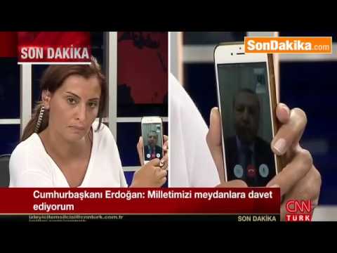 Recep Tayyip Erdoğan: Milleti Meydanlara Bekliyorum | Meydanlara Sokağa Çıkın: Darbe Konuşması Video