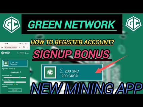 GREEN NETWORK APP || How to Register Account || New earning App || # ...