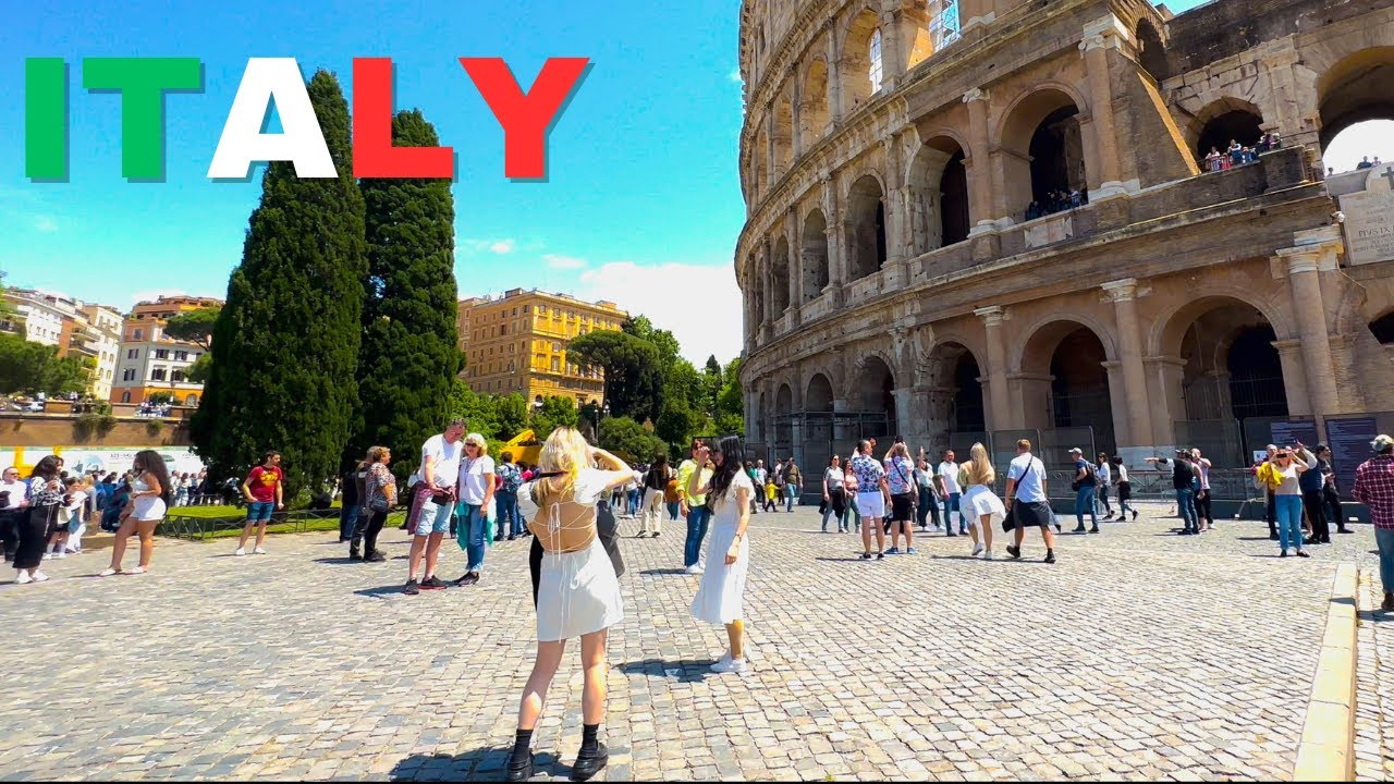 4K ROME 2023 Lost in the Streets of ROME: A Memorable Walk Italy travel ...