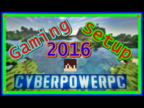 Epic Cyberpower PC gaming setup! Desk tour and recording setup 2016 ...