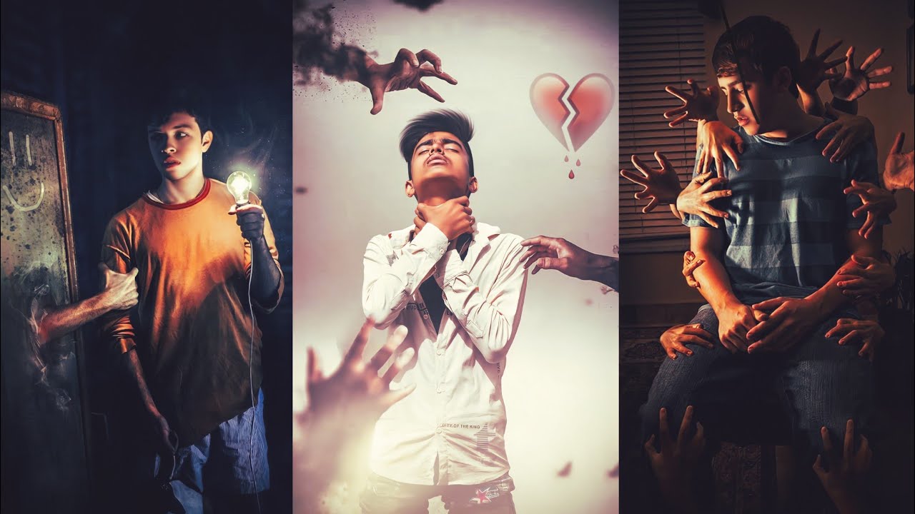 Sad Photo Editing - Mobile Photo Editing || autodesk sketchbook Broken ...