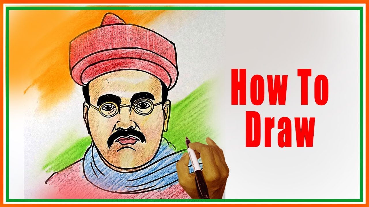 how to draw Gopala Krishna Gokhale /freedom fighters drawing ...