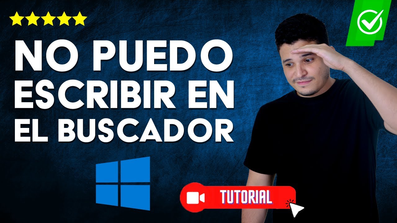 NO puedo ESCRIBIR en el BUSCADOR de Windows 10 | 🤔Solución a la barra ...