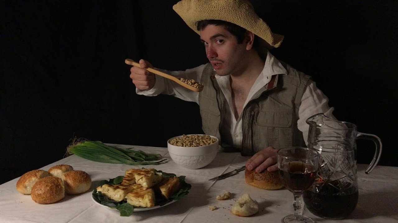 TABLEAU VIVANT VERSION OF "THE BEANEATER" BY ANNIBALE CARRACCI - YouTube