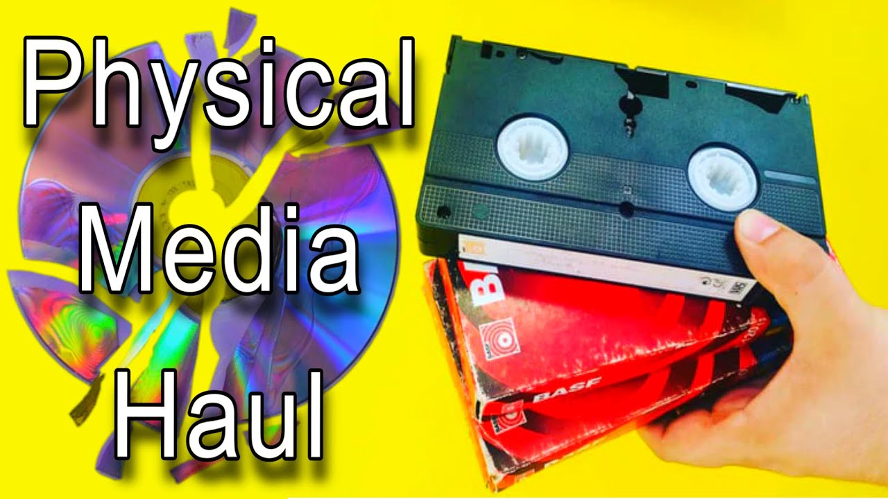 Physical Media Haul (DVD, VHS, Laserdisc)- “Physical Media Forever ...