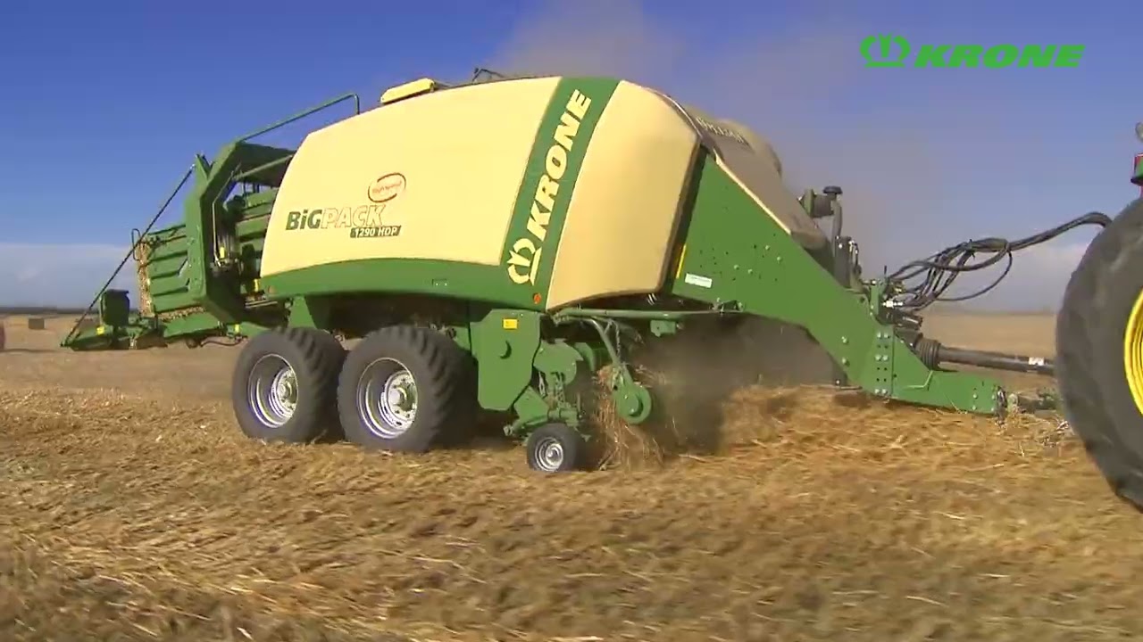 KRONE BiG Pack Baler Reliability - YouTube