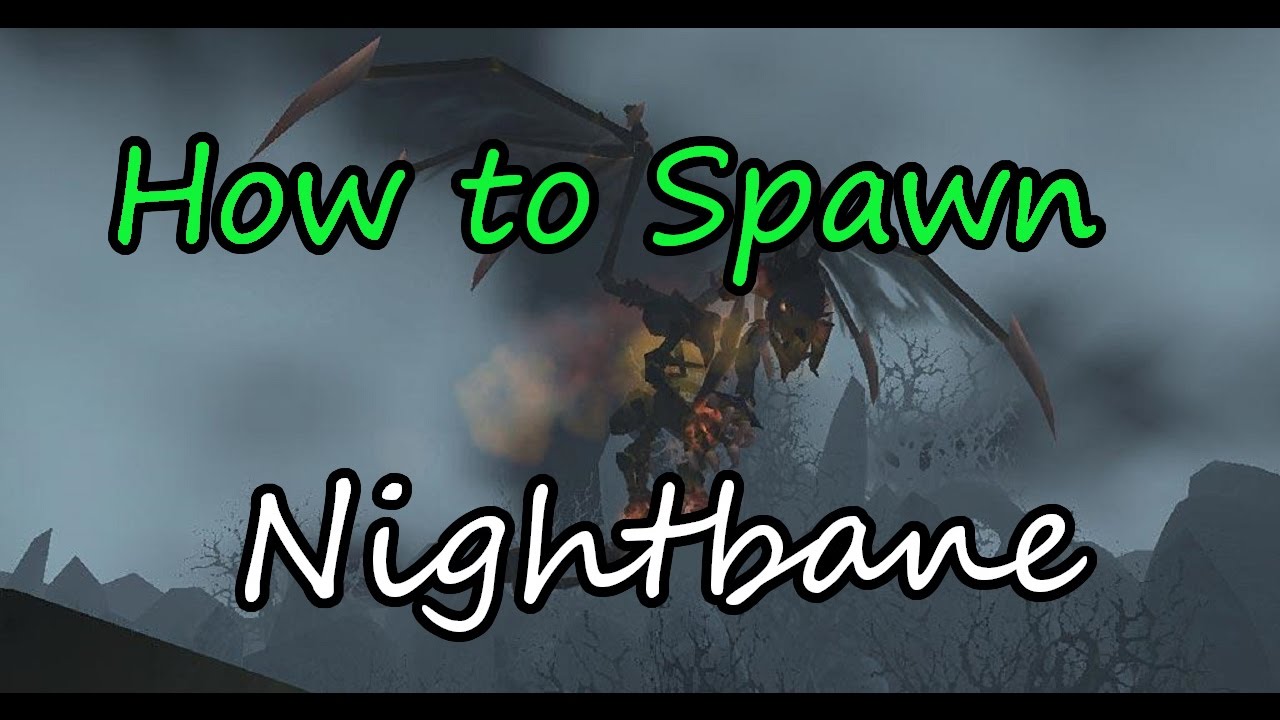 WoW Legion - How to spawn Nightbane - Directions and Kill - YouTube