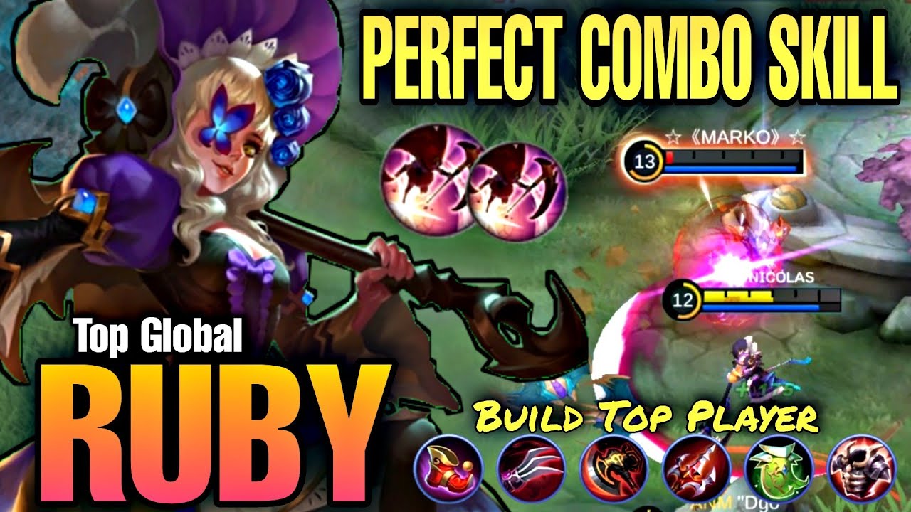PERFECT COMBO SKILL || BEST GAMEPLAY TOP 1 GLOBAL RUBY || RUBY BEST ...