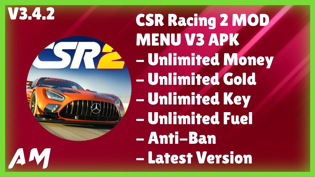 CSR Racing 2 MOD MENU APK V3.4.2 |Unlimited Money/Gold/Keys & Fuel ...