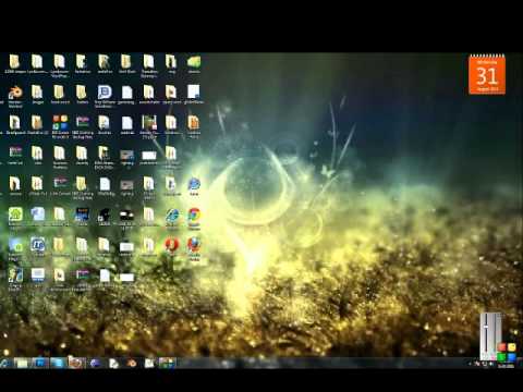 How to Hide/Show your desktop icons with a hotkey in windows 7 - YouTube