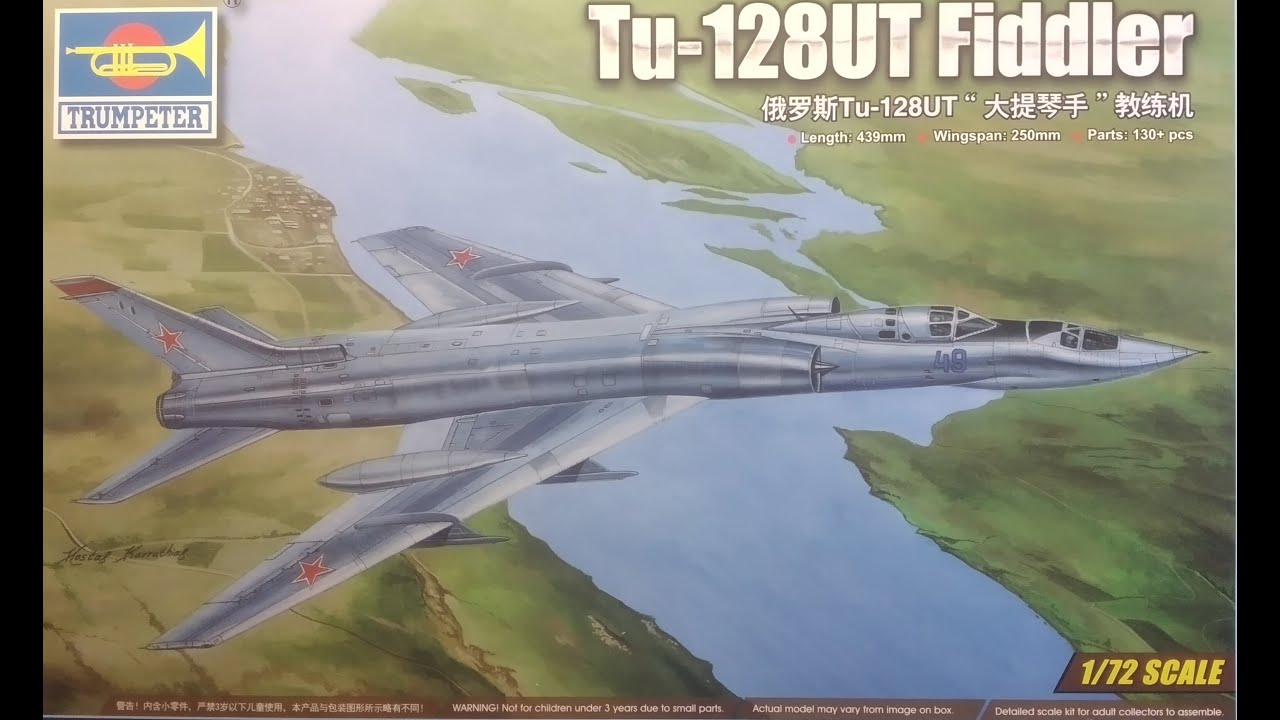 Tu-128 UT Fiddler (Trumpeter) 1/72 - YouTube