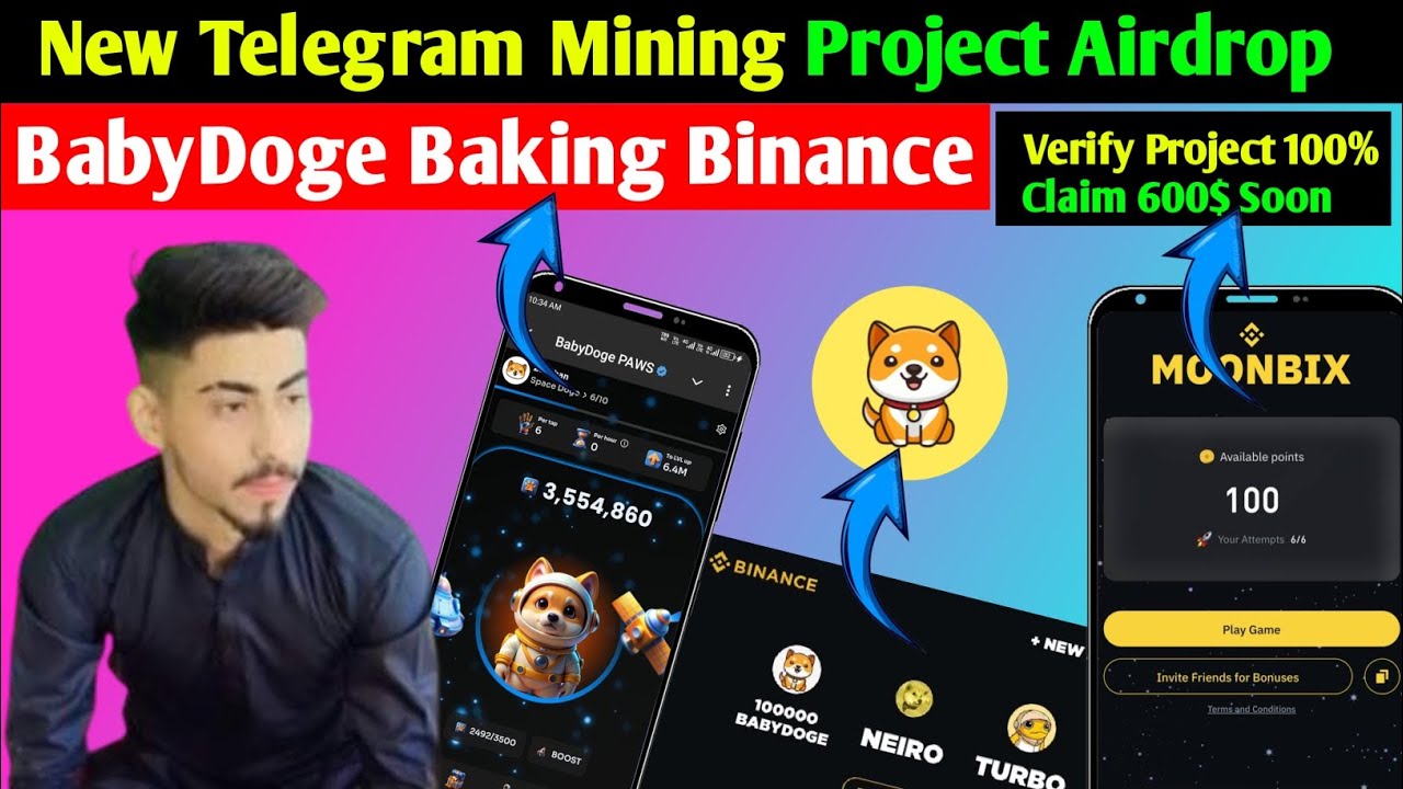 Baby Doge Free Telegram Mining Airdrop Full Details || Ton Station Farming Airdrop || Profit 600 ...