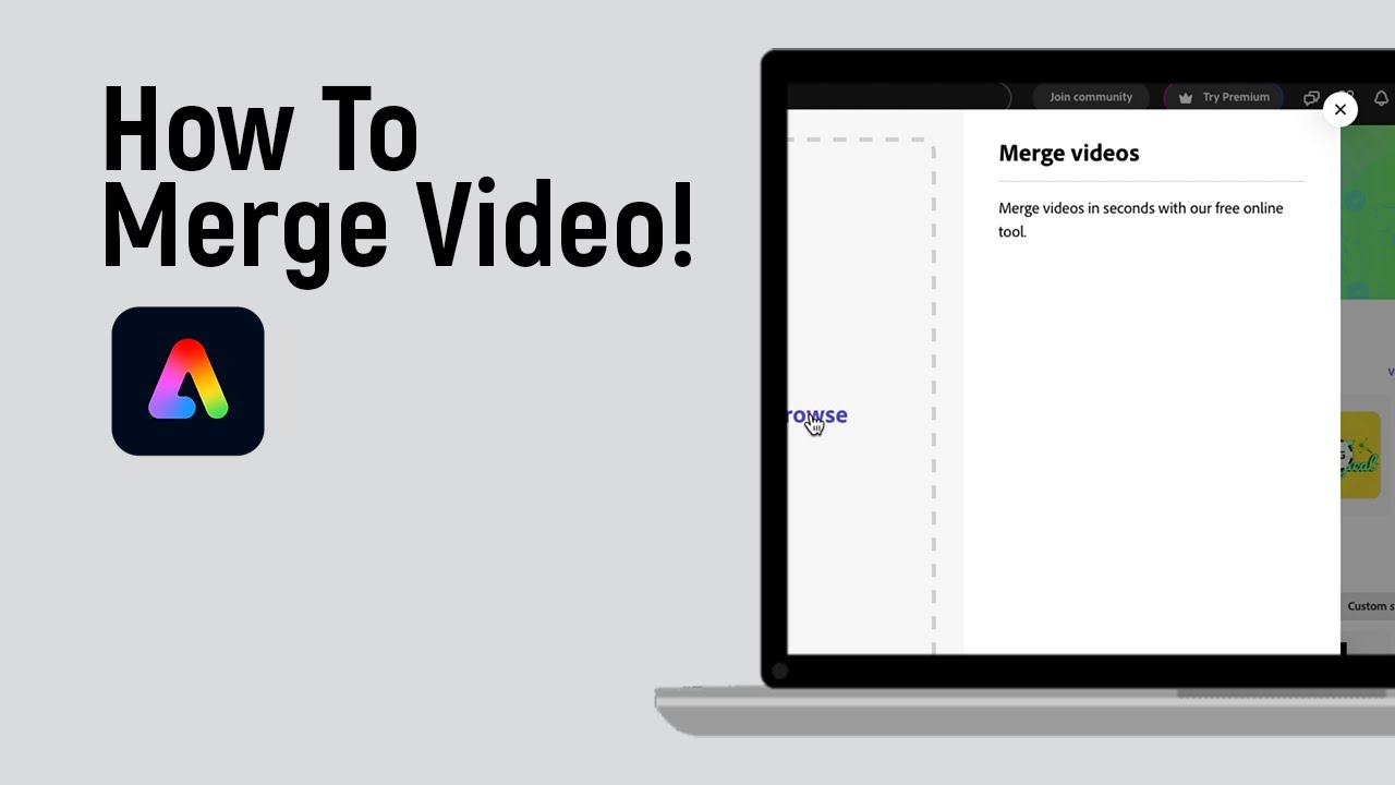 How to Merge Video in Adobe Express [easy] - YouTube