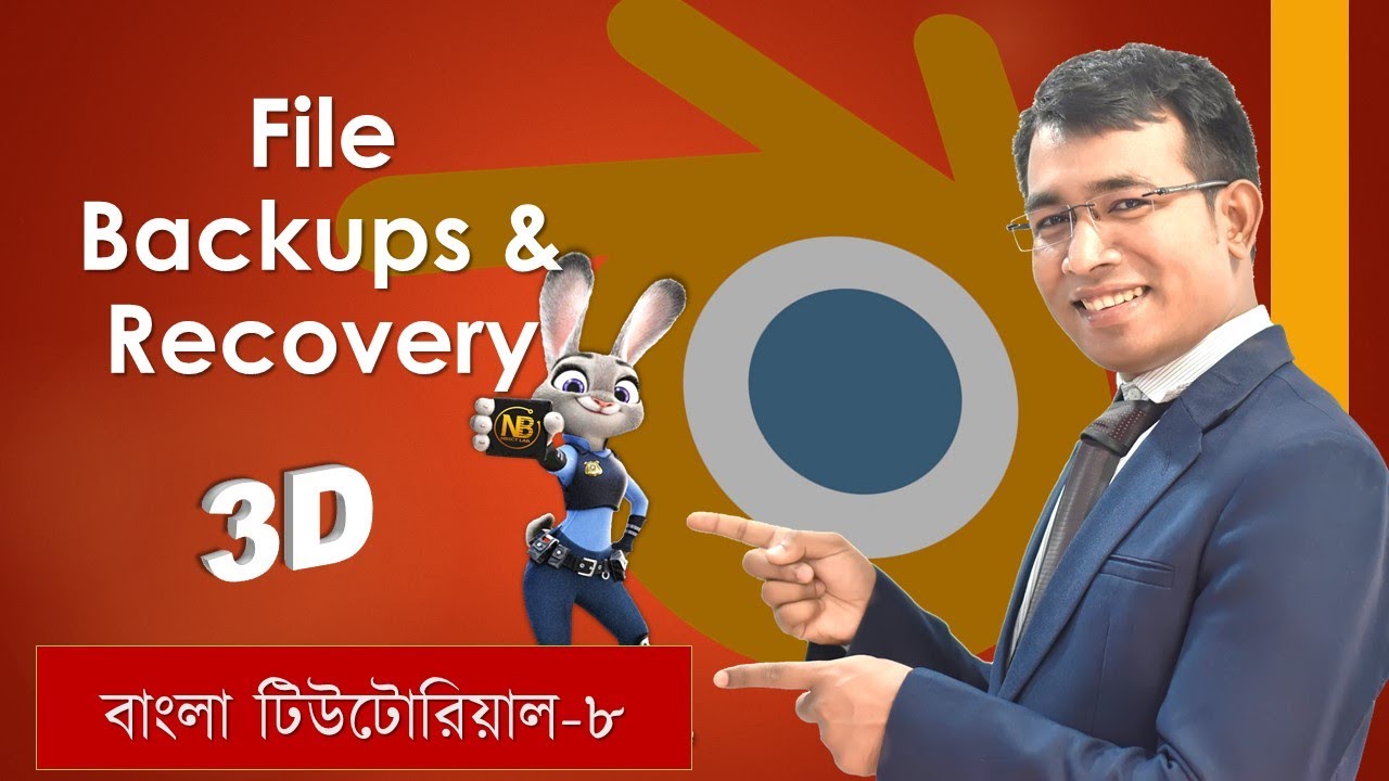 Blender Bangla Tutorial 👉 8: File Backups & Recovery - YouTube