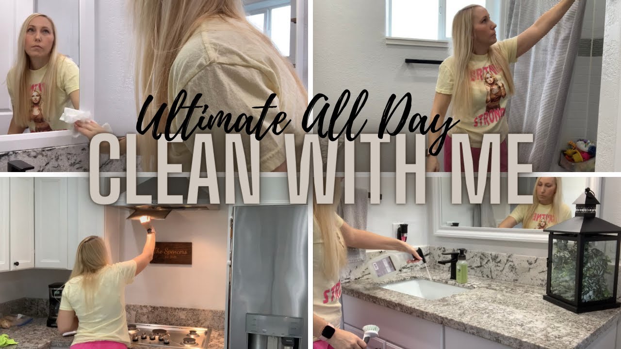 Ultimate All day Clean with Me // Deep Cleaning // Speed Cleaning ...
