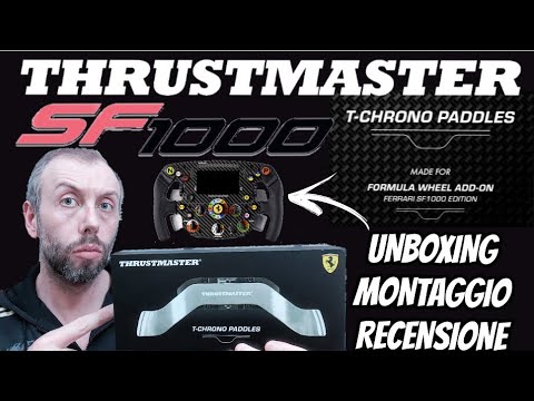 T-CHRONO PADDLES THRUSTMASTER ADD ON UNBOXING PROVA E RECENSIONE - YouTube
