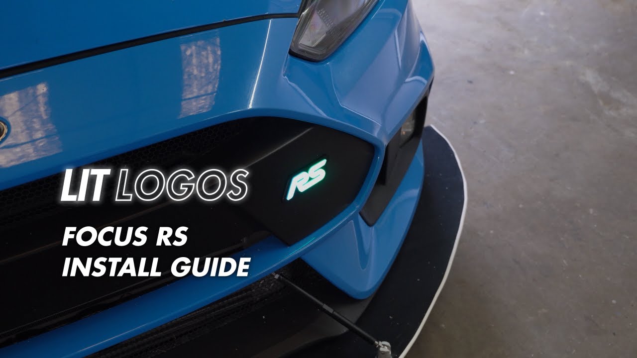 Lit Logos Focus RS Install 2016-2018 - YouTube