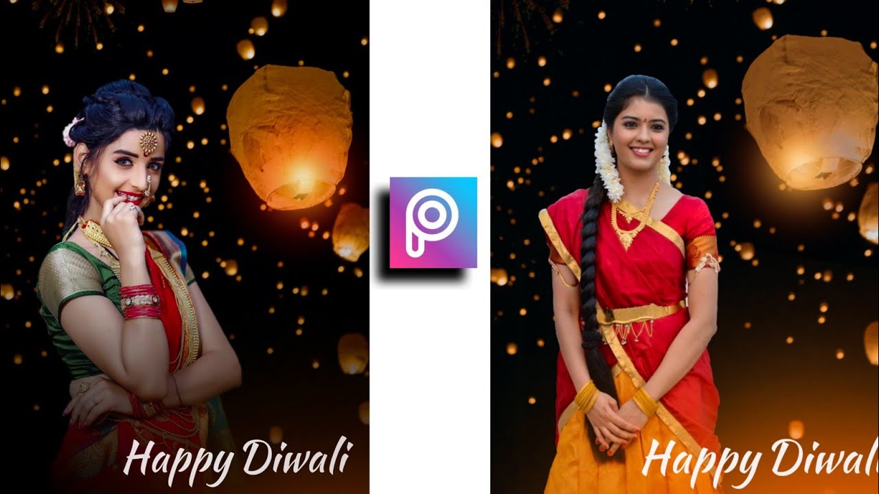 Diwali Special Photo Editing || PicsArt Deepawali Photo Editing ...