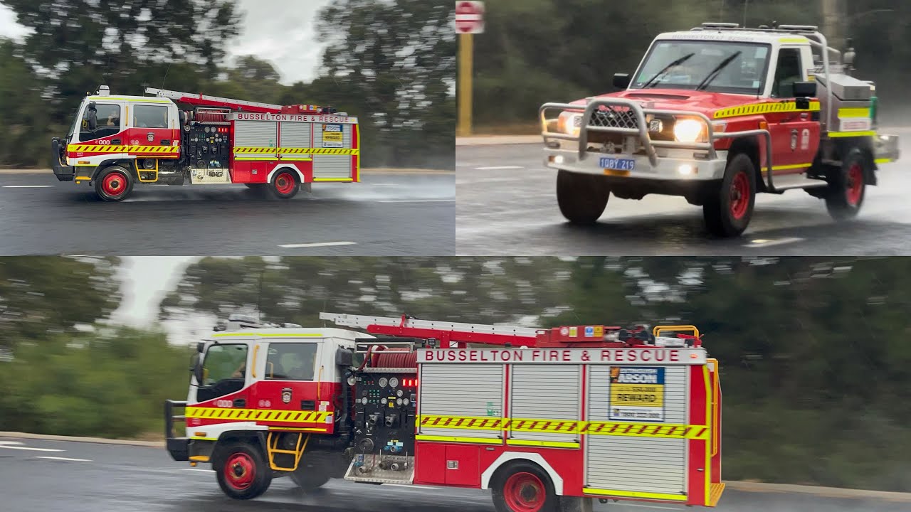 Busselton VFRS returning to Busselton after a structure fire in Capel ...