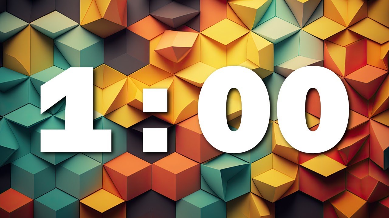 [ 1:00 ] Geometric countdown timer - YouTube
