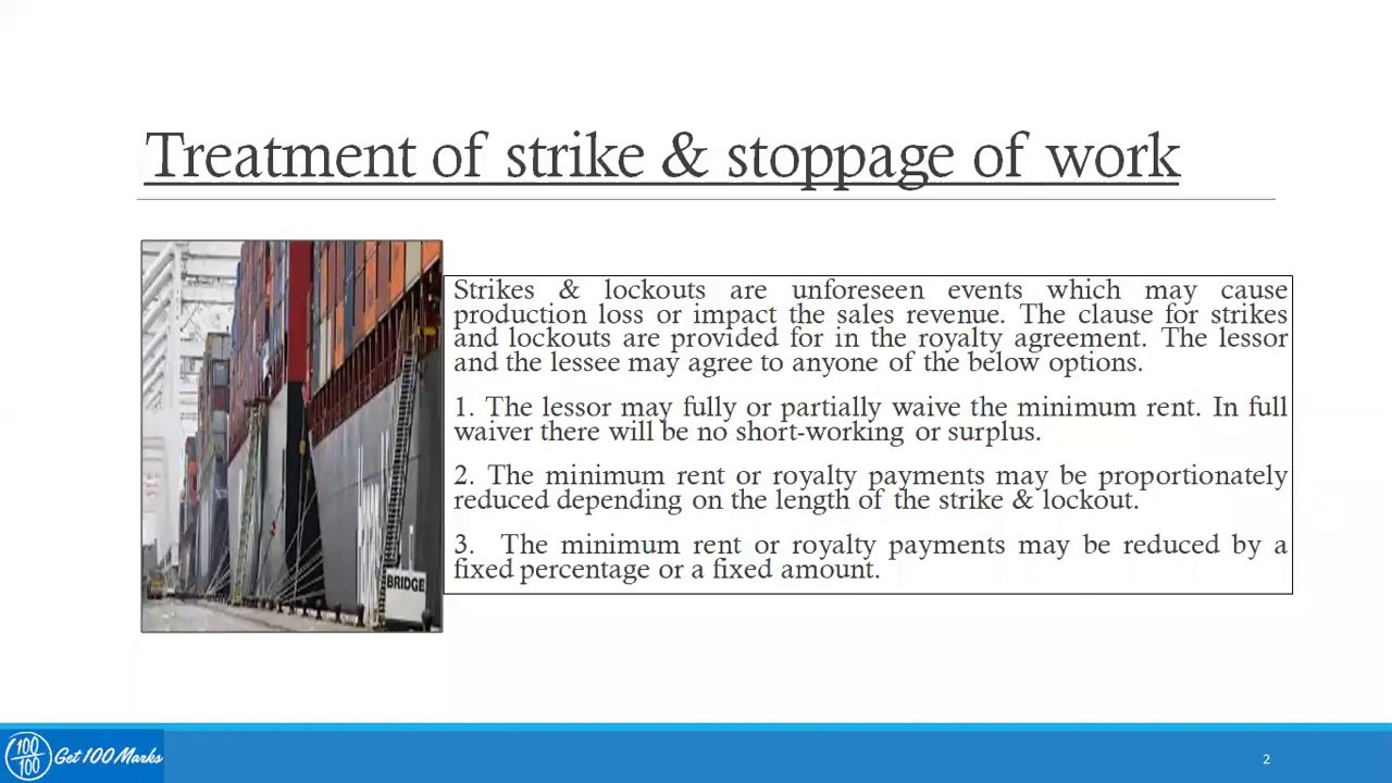 3.12 Treatment of Strike and Stoppage of work - YouTube