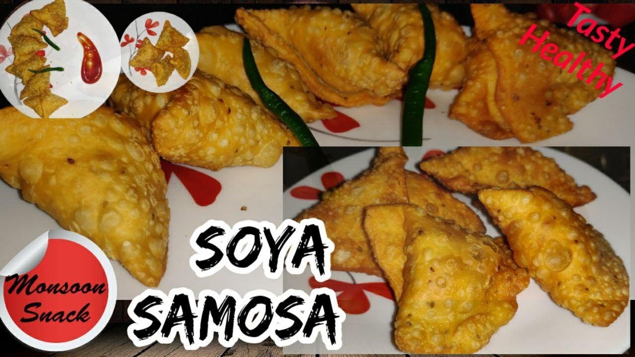 Soya Keema Samosa | Healthy Protein Rich Samosa | Monsoon Recipe ...