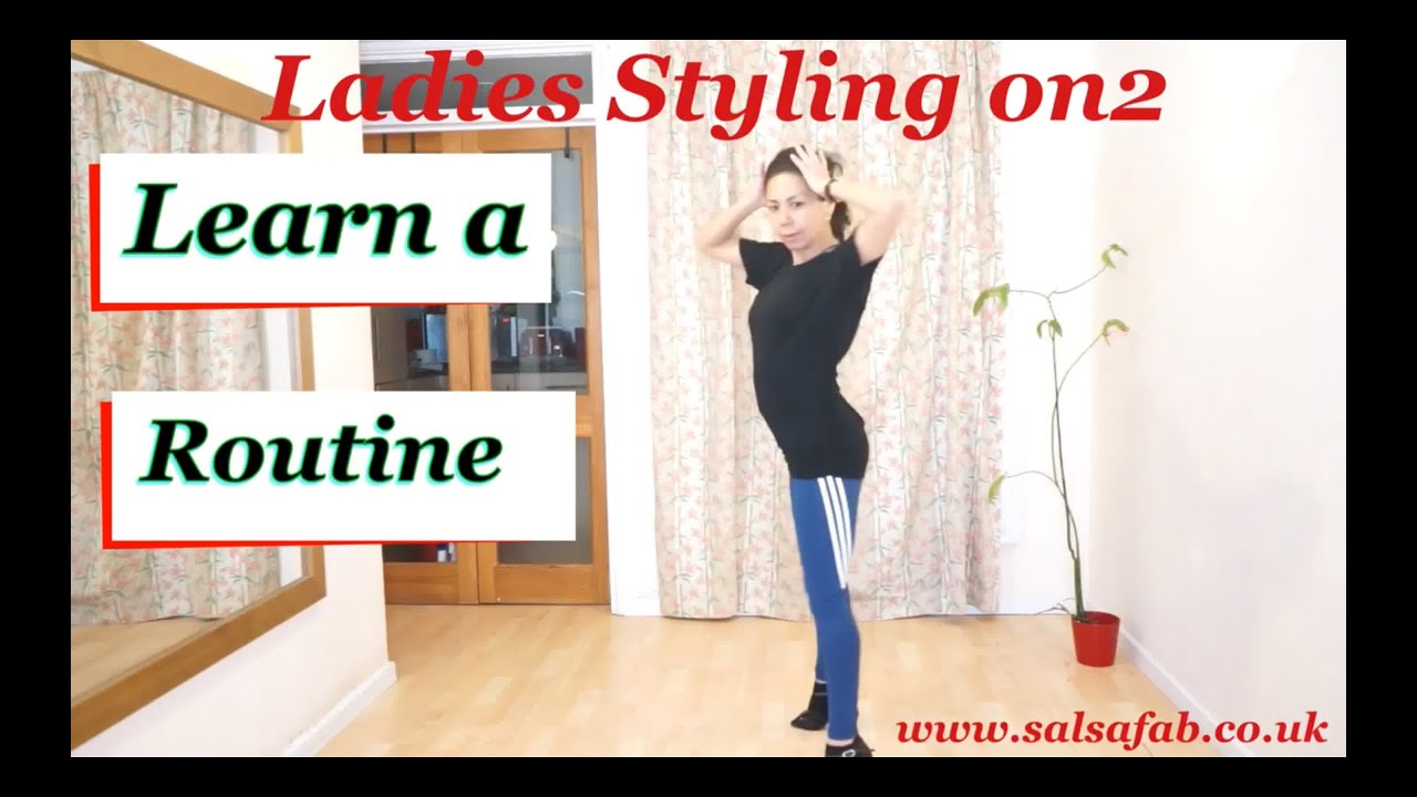 Salsa Lady Style ON2 - Routine #2 Arms, Body Movement - YouTube
