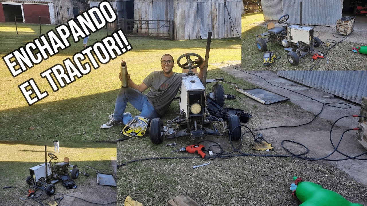 Enpesando a ENCHAPAR el TRACTOR !! (Capot) - YouTube