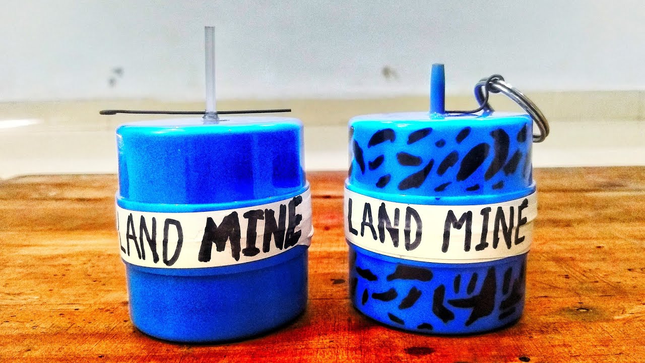 home made land mine ll पैर रखा तो, खेल खतम ll so explosive #experiment ...