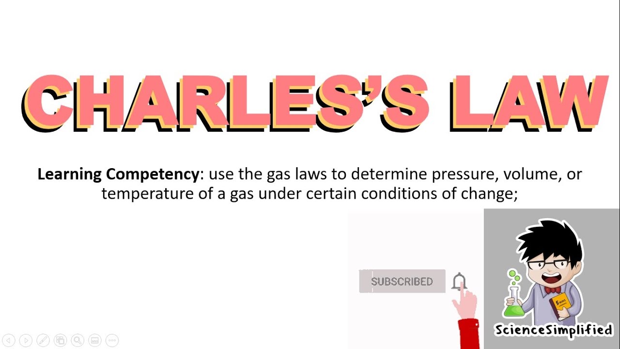 GAS LAW: Charles' Law | Concept and Sample Problems - YouTube