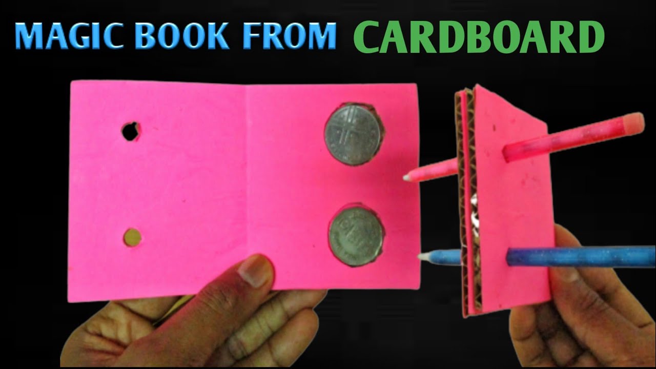 How to make a magic book from cardboard|| jhs day to day craft - YouTube