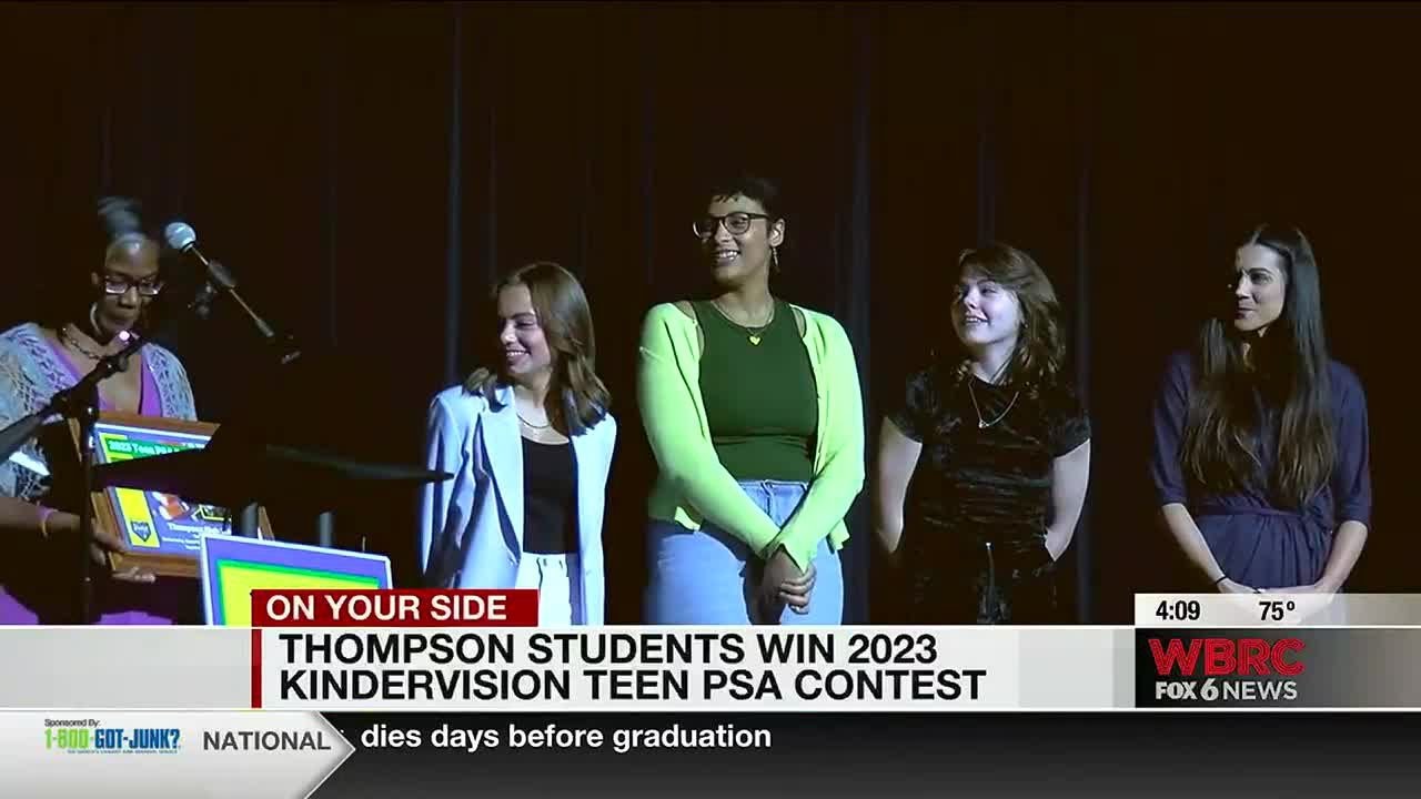 Thompson High School students win 2023 Kindervision Teen PSA contest ...