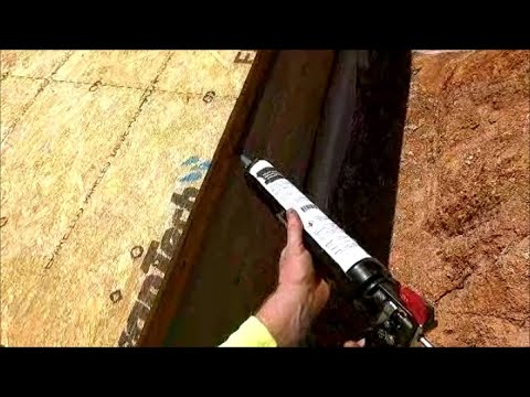 Air sealing the mudsill to the foundation - Building your own house ...